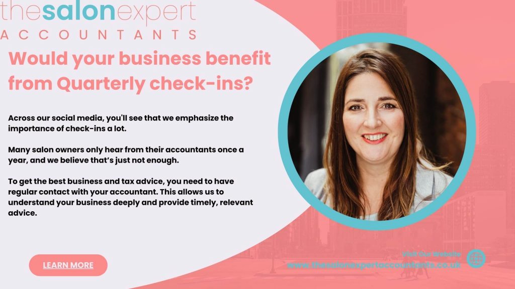 Why have Quarterly check-ins with us?